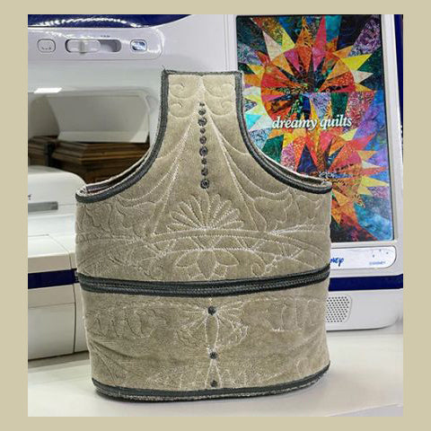 Customer project: Memory Lane Basket by Nicole - aStitch aHalf