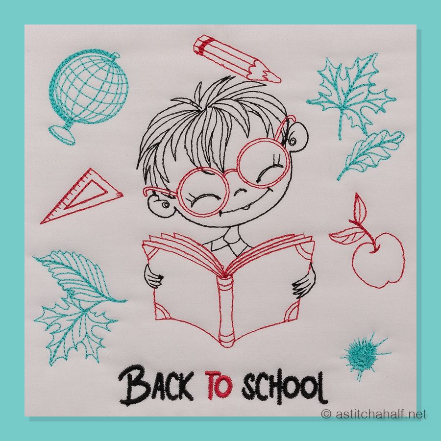 School tastic Combo - aStitch aHalf