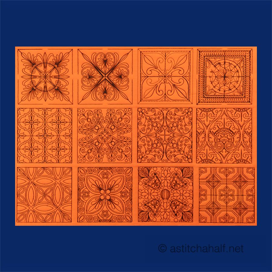 Talavera Grand Mosaic Selection - aStitch aHalf