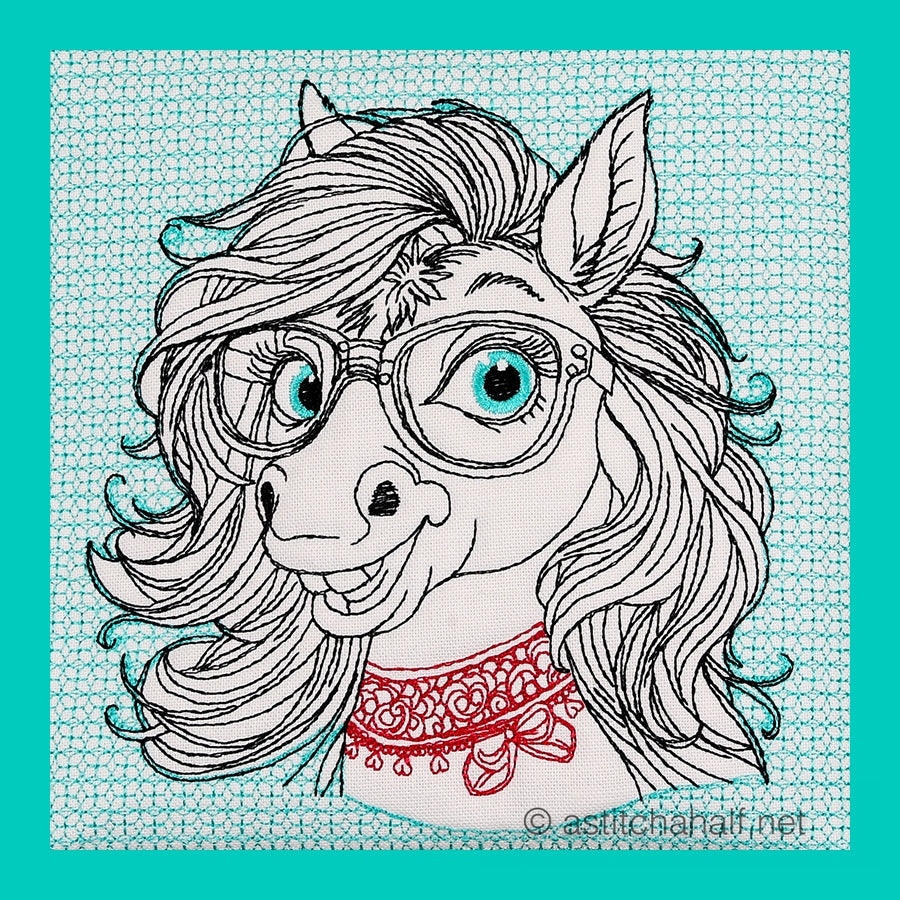 Happy and Lace Miss Pony Combo - aStitch aHalf