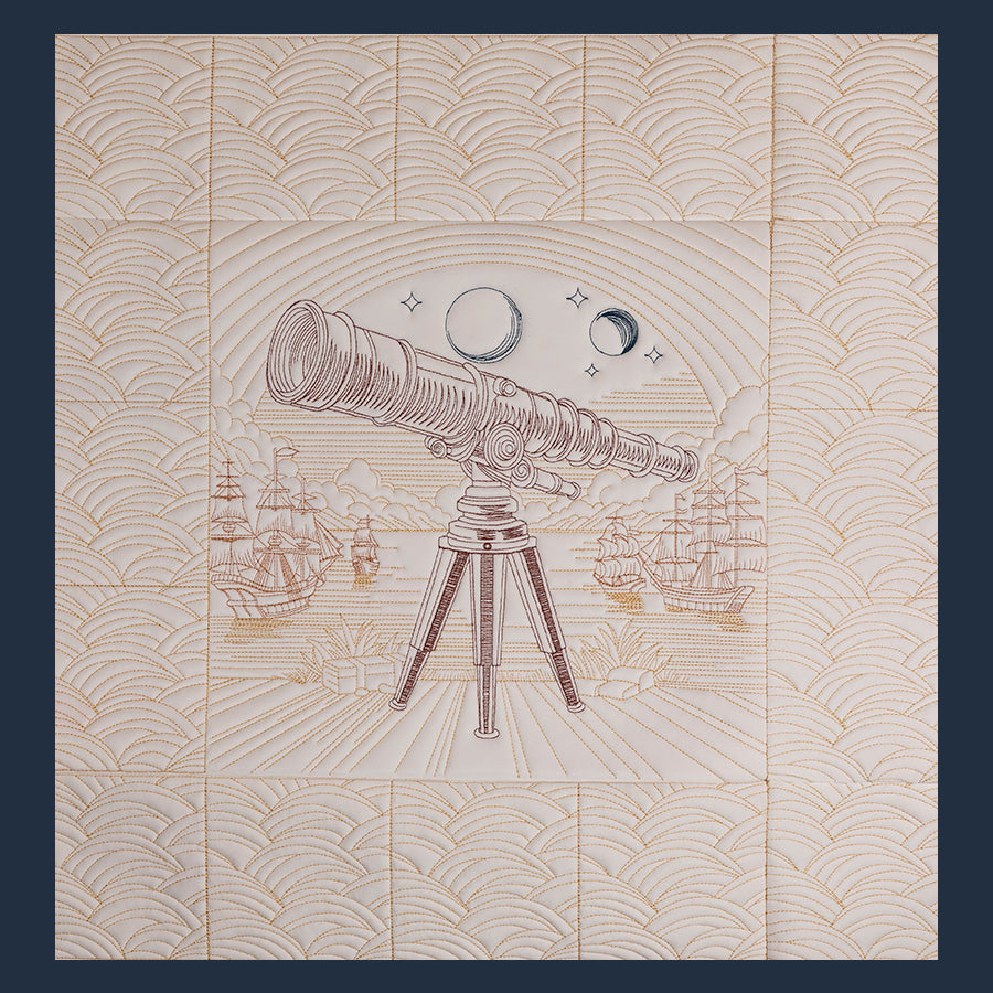 Antique Star Gazer Complete Quilt - aStitch aHalf