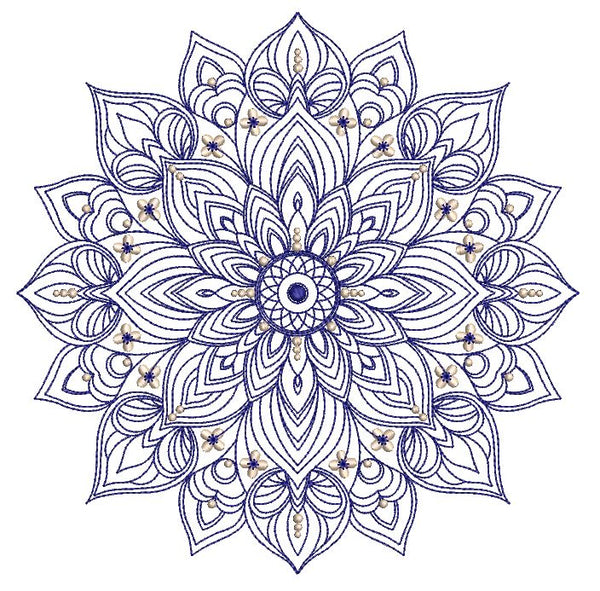 Muse Mandala Combo - aStitch aHalf
