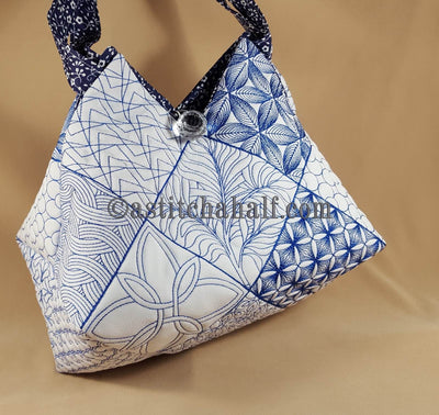 Shinon Japanese Quilt Blocks and Tote Bag - aStitch aHalf