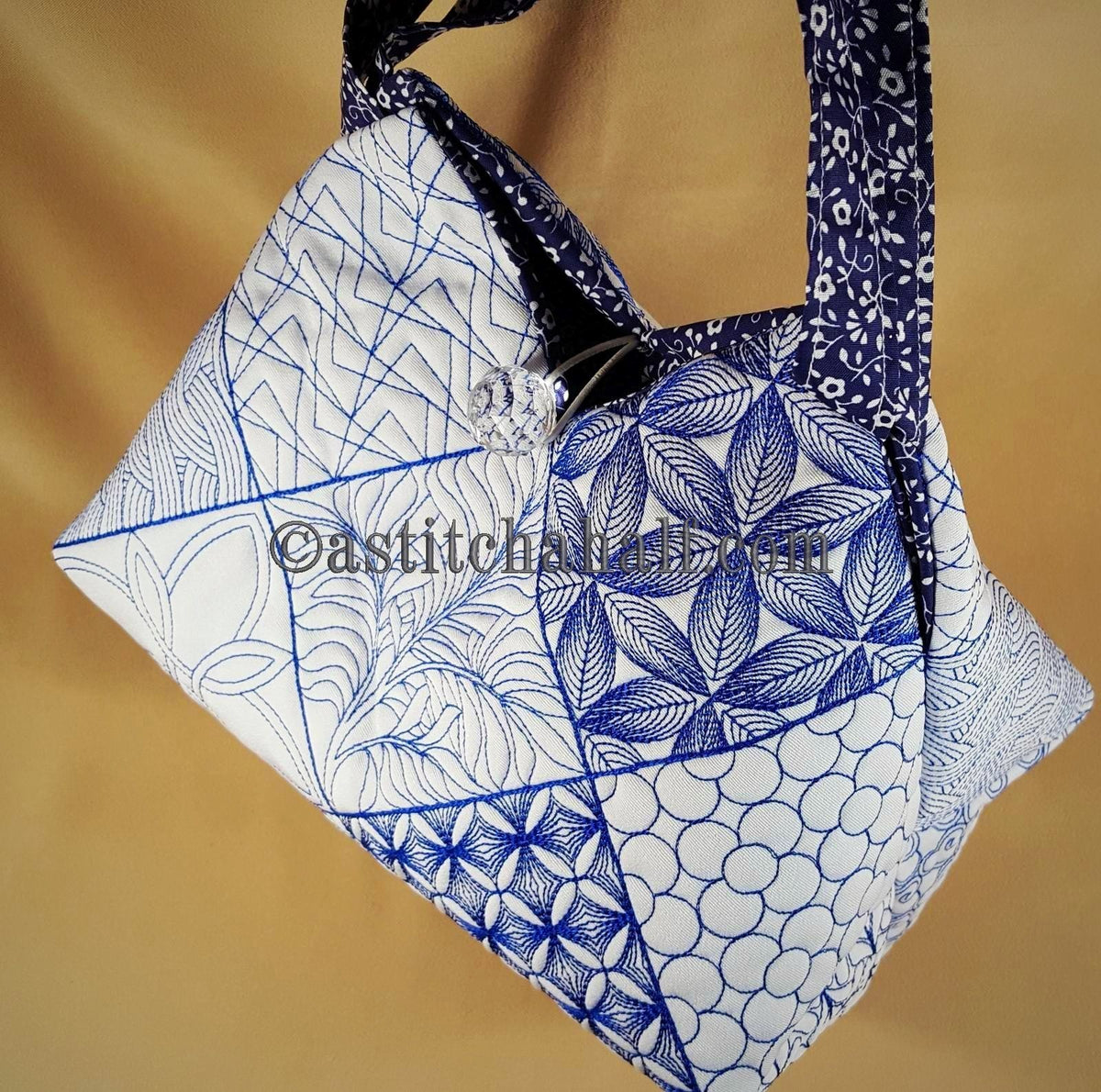 Shinon Japanese Quilt Blocks and Tote Bag - aStitch aHalf