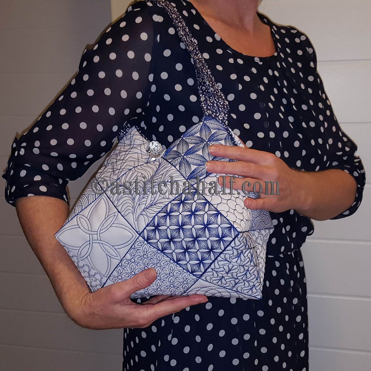 Shinon Japanese Quilt Blocks and Tote Bag - aStitch aHalf