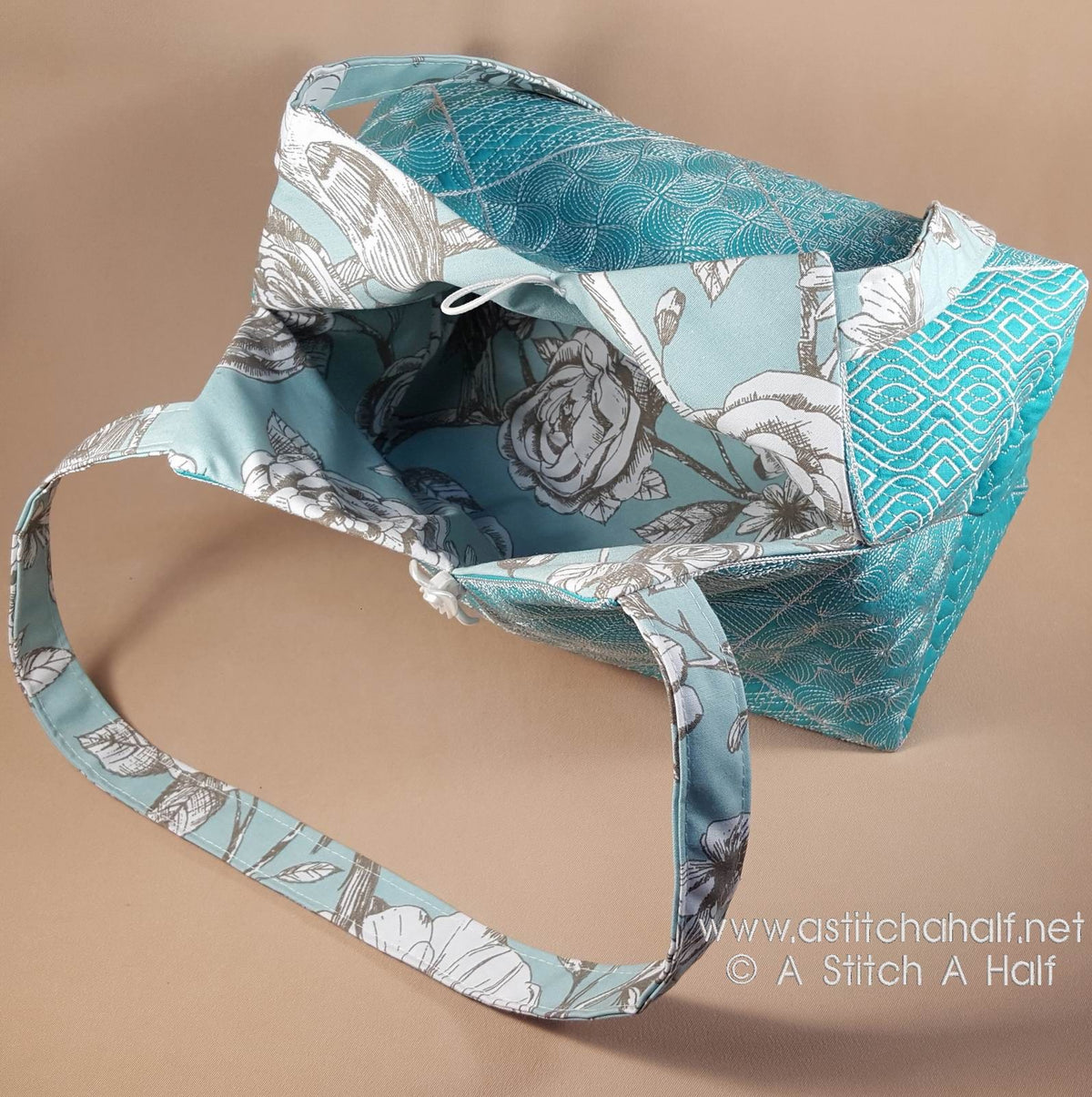 Ruqa Japanese Quilt Blocks and Tote Bag - aStitch aHalf