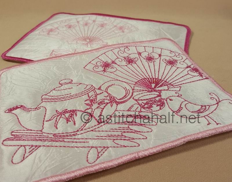 Japanese Tea Mug Rugs - aStitch aHalf