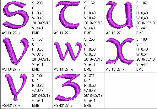 Gaelic Capital Alphabet - aStitch aHalf