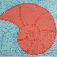 Supreme Sea Shells Quilt Block Combo - aStitch aHalf