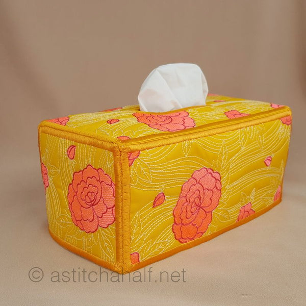 Just Japanese Tissue Box Cover - aStitch aHalf