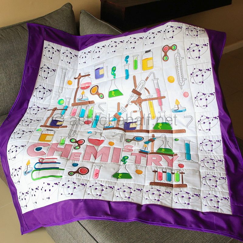 My Chemistry Lab Complete Quilt and Designs Pack - aStitch aHalf