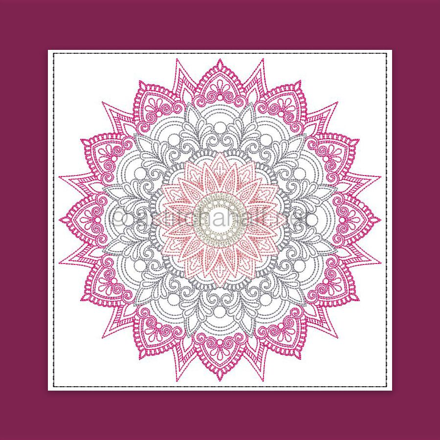 Clearwater Mandala Combo - aStitch aHalf