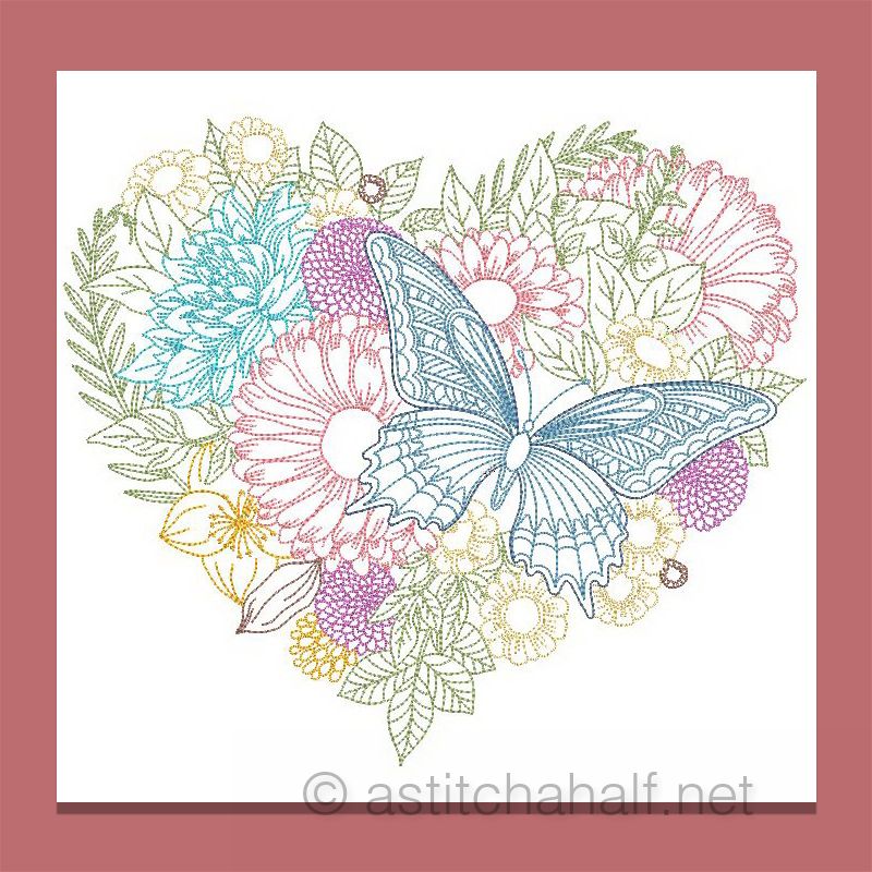 Fluture Flower Combo - aStitch aHalf