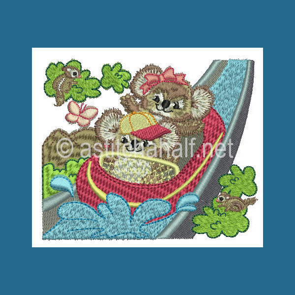 Fuzzy Water Ride - aStitch aHalf