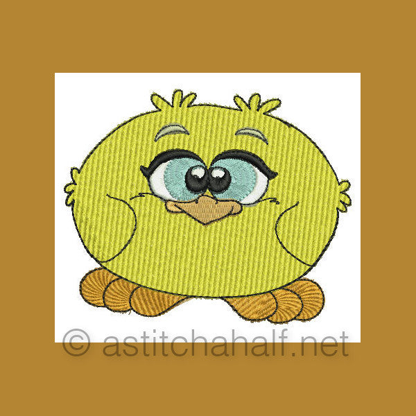 Chick Key Tag - aStitch aHalf
