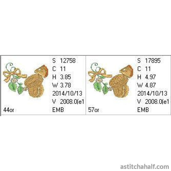 Orange Macaroons - aStitch aHalf