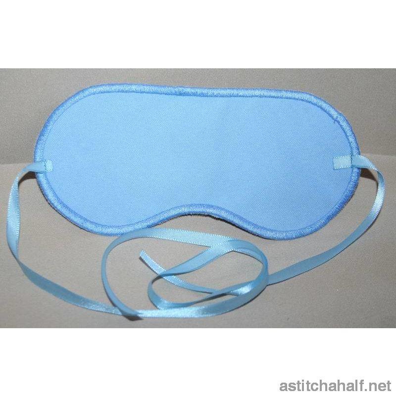 Simple Lace Eye Mask - aStitch aHalf